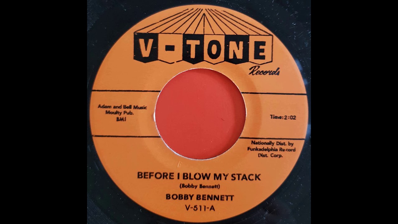 Bobby Bennett...Im gonna blow my stack...V-Tone - YouTube