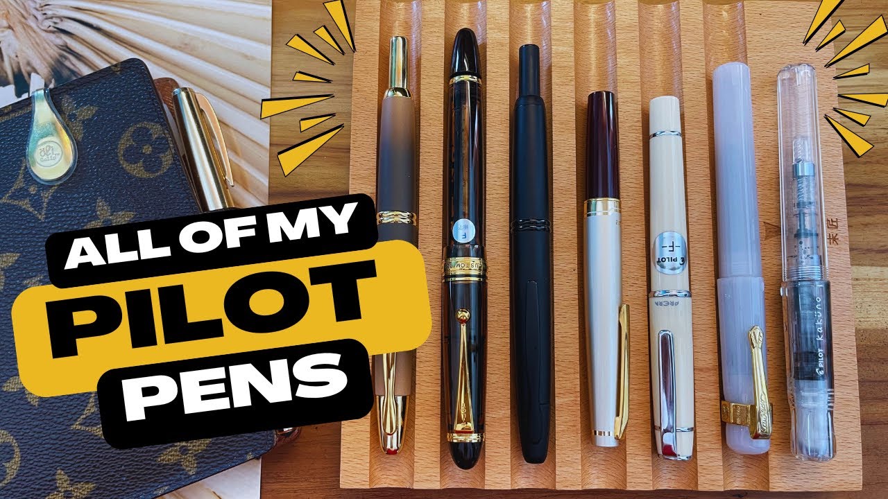 🖋️ Every Pilot Fountain Pen I Own: From Cheapest to Most Expensive 💎 ...