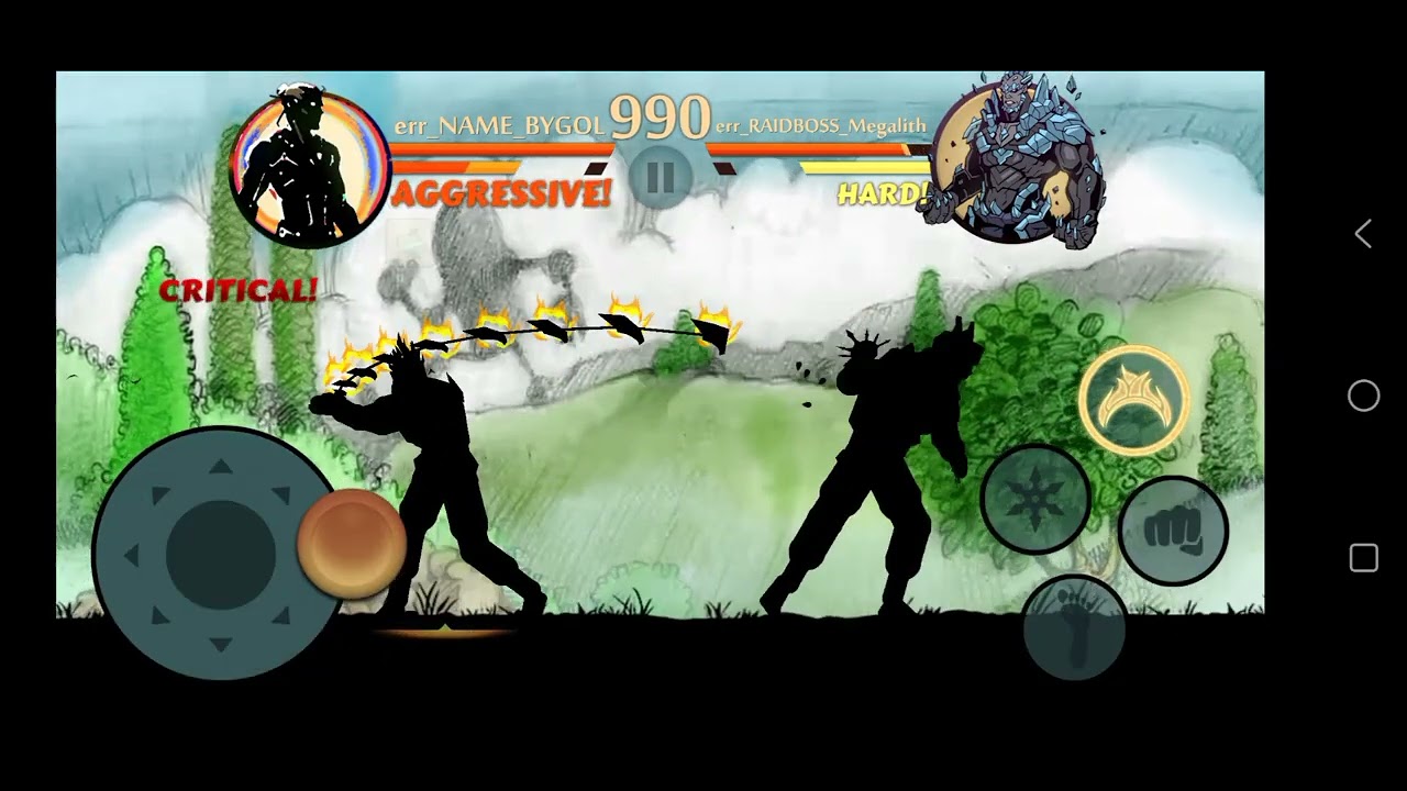 shadow fight 2 legendary volcano vs all bosses - YouTube