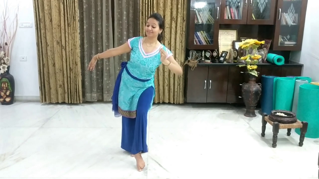 Natyam dance tutorial (step by step) part -2 - YouTube