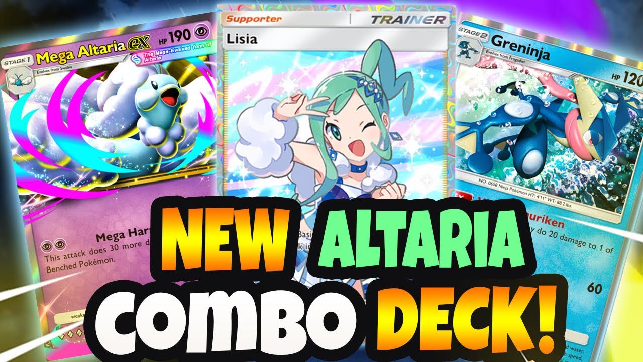 The BEST Mega Altaria Greninja Deck RIGHT NOW!! | Pokemon TCG Pocket ...