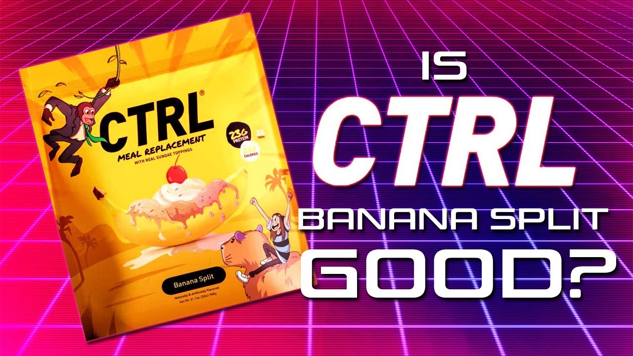 IS IT GOOD? | CTRL Banana Split Meal Replacement Shake Review - YouTube