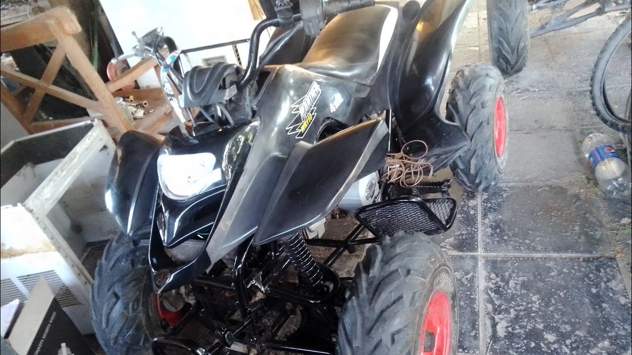 cuatriciclo panther 110 con agregados - YouTube