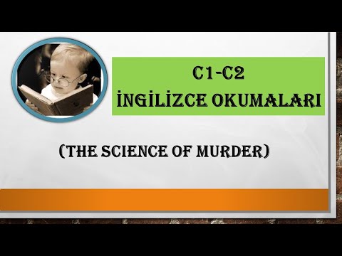 C1-C2 İngilizce En Hızlı Nasıl Öğrenilir? İLERİ SEVİYE (C1-C2) Hikaye Okuma (The Science of Murder)