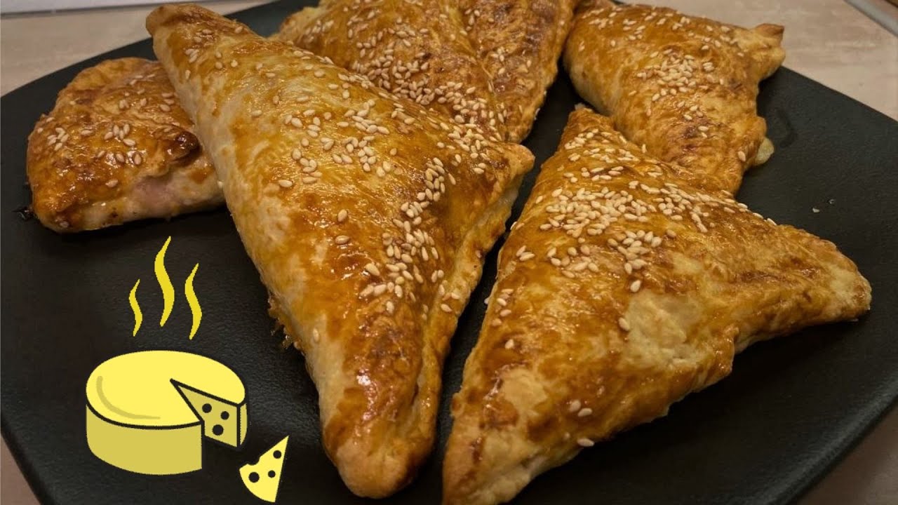 Three ingredient puff. Delicious recipe Puff Pastry - YouTube