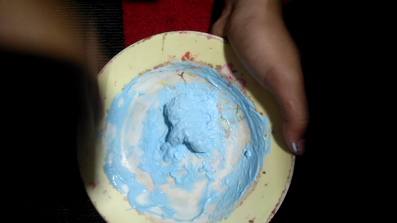 Membuat slime dengan 3 bahan yaitu lem pox clear glue dan gom - YouTube