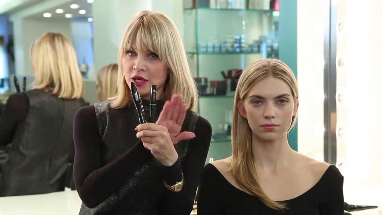 Sandy Linter For Lancome: Makeup Artist Secrets Mascara - YouTube