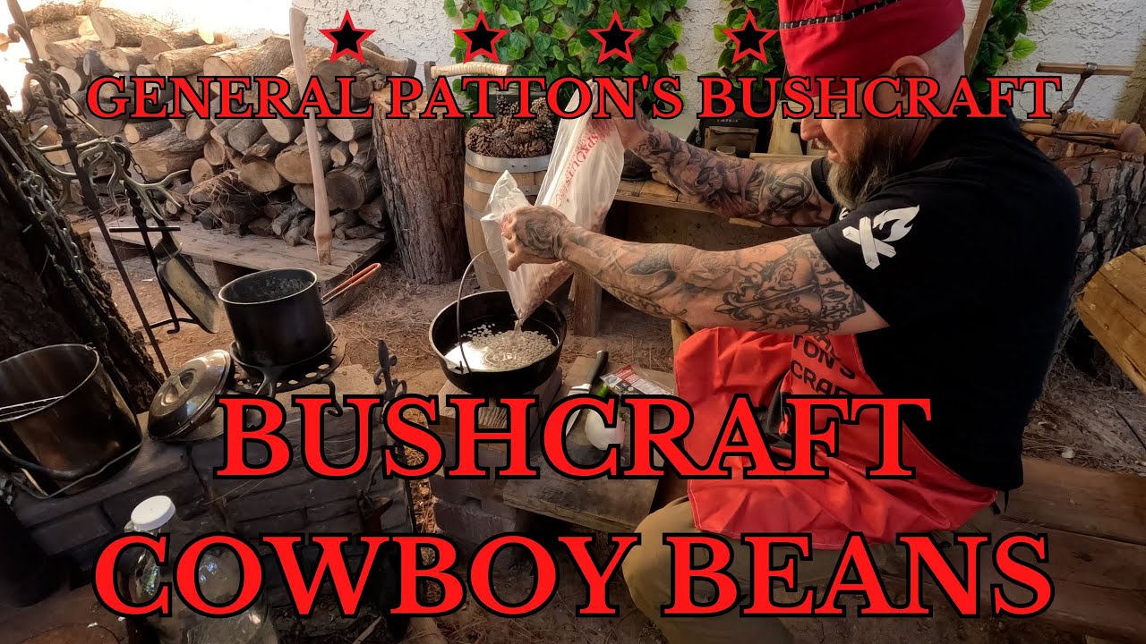 HOW TO MAKE OFF GRID BUSHCRAFT COWBOY BEANS 🫘🔥 - YouTube