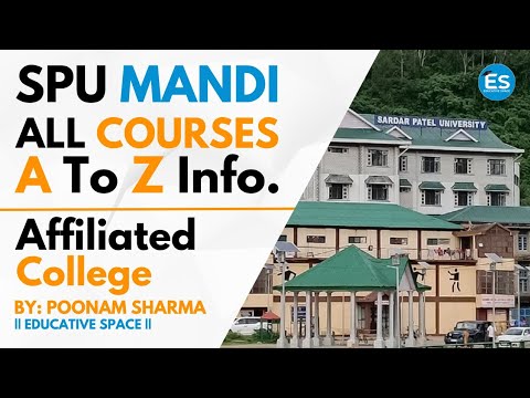 SPU Mandi All courses Information | SPU Mandi Courses A To Z ...