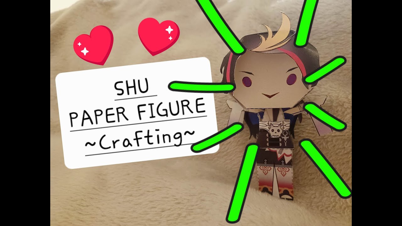 SHU PAPER FIGURE: CRAFTING - YouTube