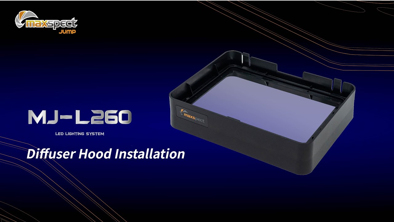 Diffuser Hood Installation for MJ L260 - YouTube