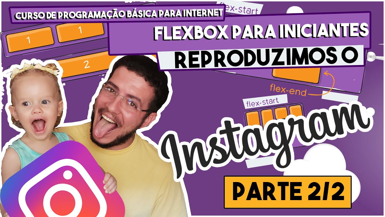 Criando a página do INSTAGRAM usando FLEXBOX - Parte 2/2 - YouTube