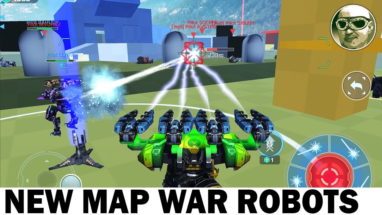 NEW MAP WAR ROBOTS TEST SERVER - YouTube