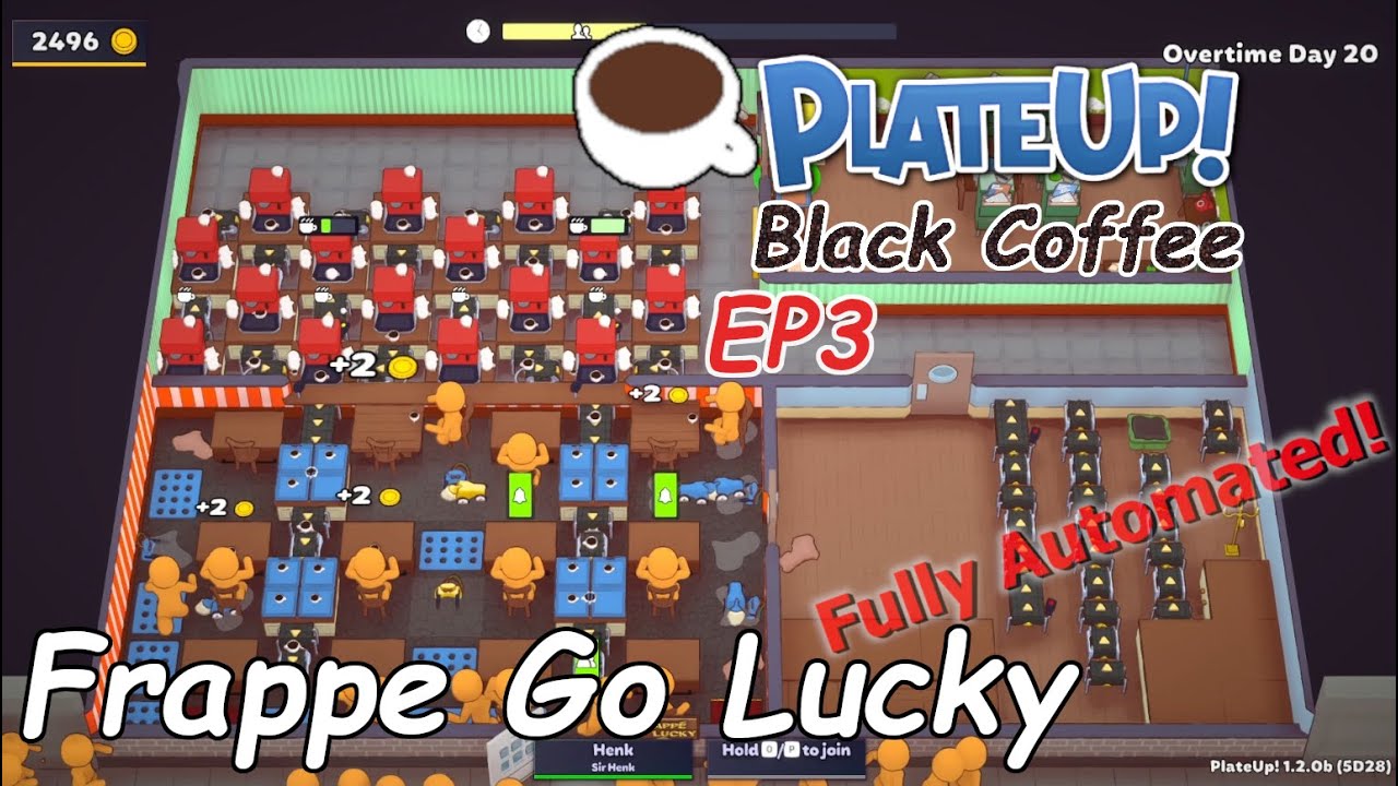 PlateUp! - Frappe Go Lucky EP3 - Fully Automated Black Coffee - YouTube