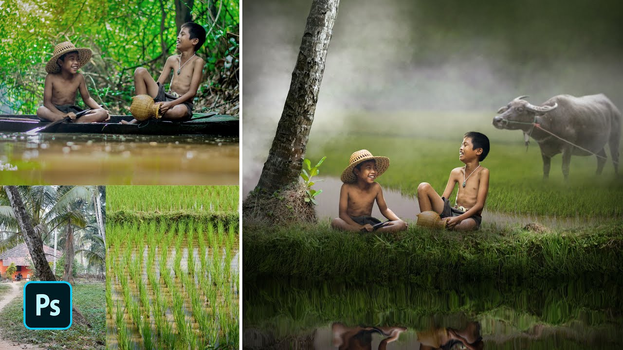 The beautiful Nature | Easy Photo Manipulation tutorial - YouTube