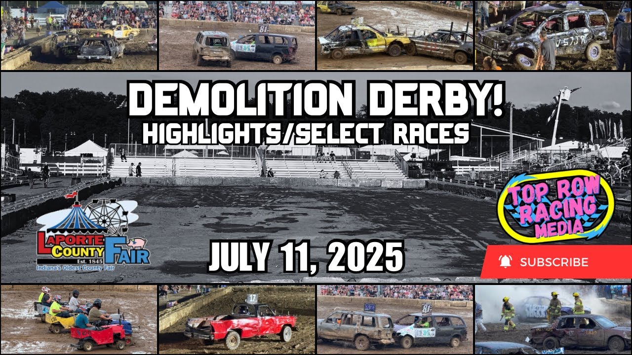 7/11/25 | HIGHLIGHTS | Demolition Derby Highlights/Clips and Select ...