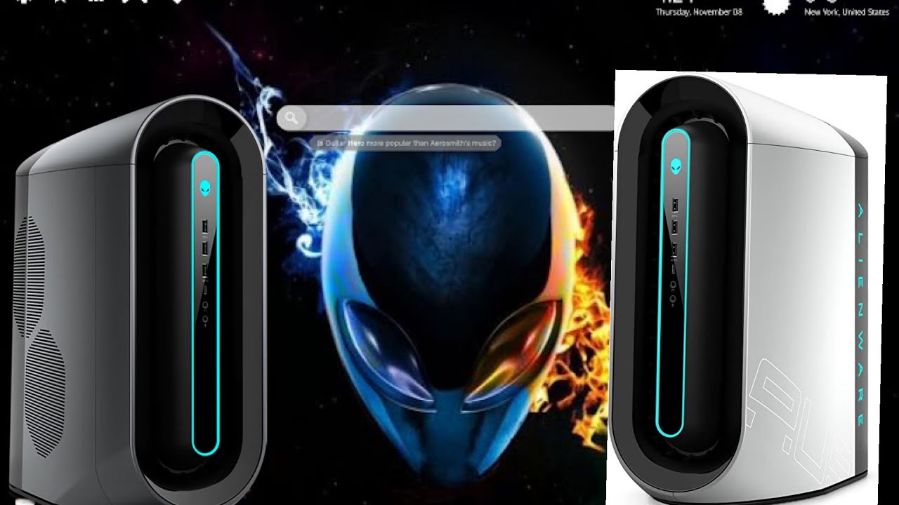 OPEN BOX ALIENWARE DELL PC BIRTHDAY GIFT DAYYYY... - YouTube