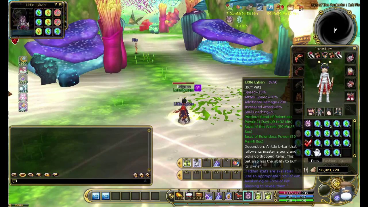 Flyff-Mocomochi Server: Coves of the Ancients Hunt - YouTube