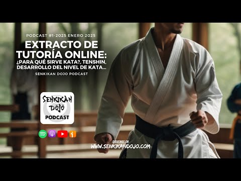 Videopodcast #1-2025 TUTORÍA ONLINE ¿Para qué sirve kata?; Tenshin; Desarrollo del nivel de kata...