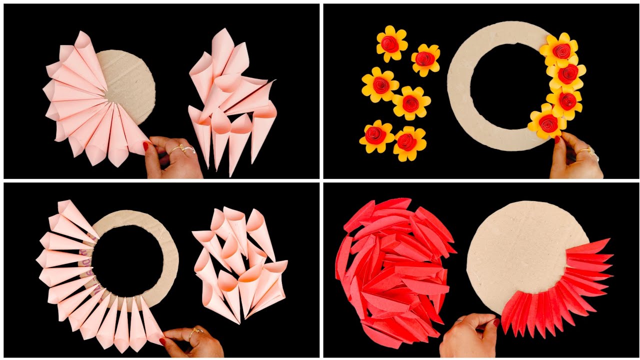 4 Wall Hanging Craft Ideas For School Project / Wall Hanging Craft ...