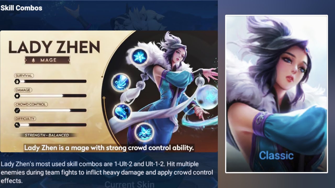 LADY ZHEN MAGE SKILL COMBO TOTURIAL HONOR OF KINGS - YouTube