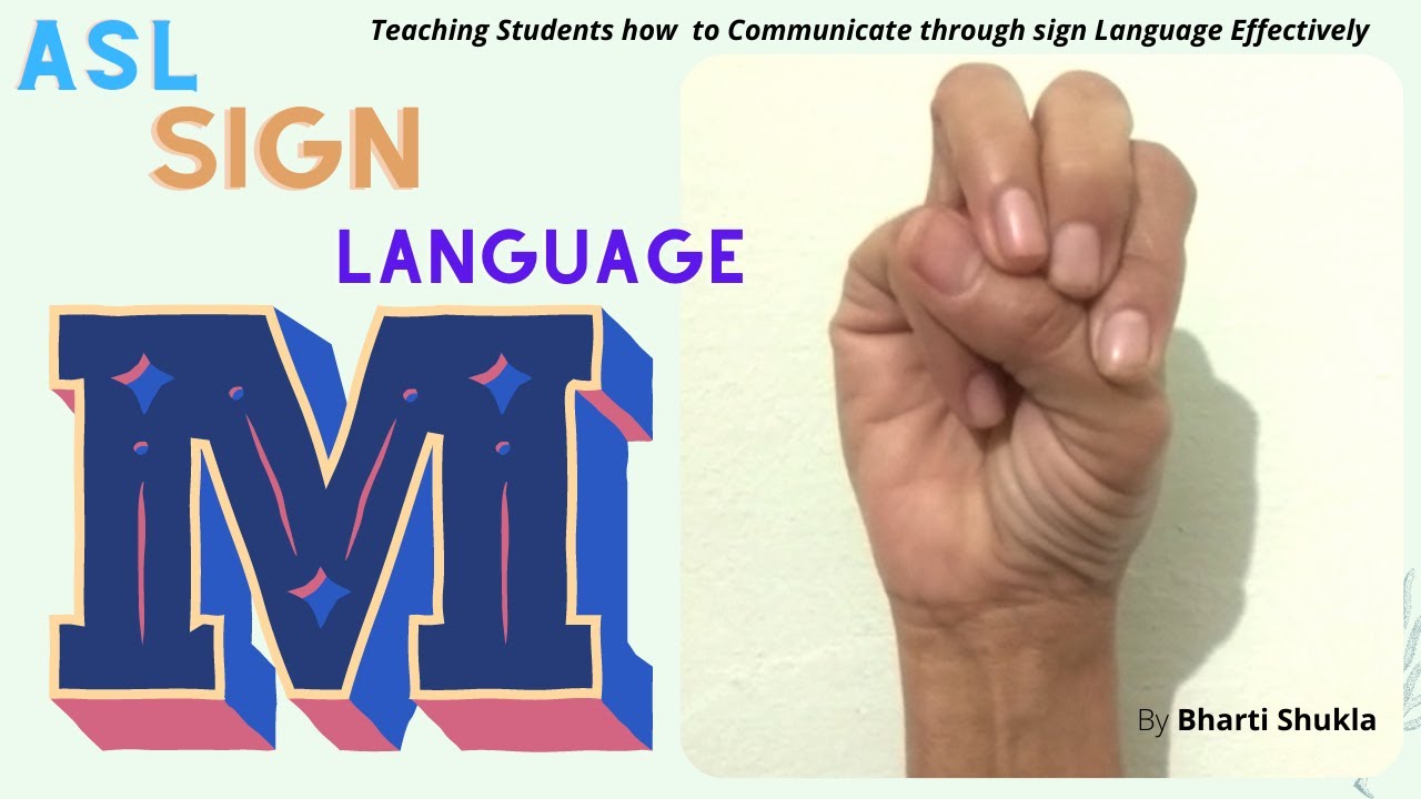 M: Sign Language (ASL) | For Students who are Deaf or Hard of Hearing ...