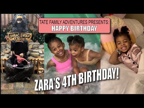 Happy Birthday, Zara Turns 4! - Tate Family Adventures - YouTube