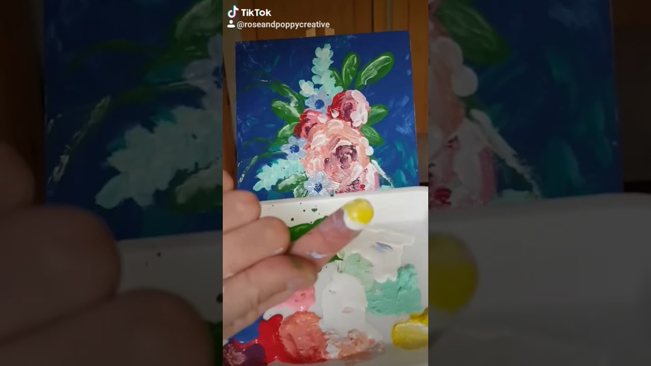 Finger Painting Tutorial: Spring Flowers - YouTube