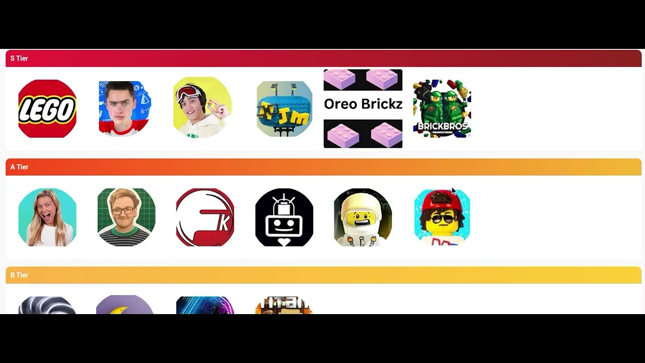 Ranking every Lego youtuber to exist - YouTube