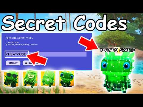 *NEW* CHEAT MASTER SPRITE CODES in FORTNITE SEASON 4 SPRITE CODES! (New Secret Codes)