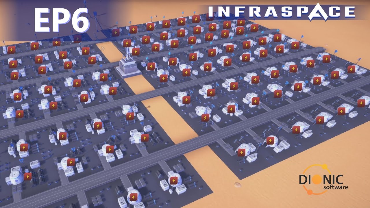 Infraspace EP6: Rebuilding a New Town (v10.4.219) - YouTube