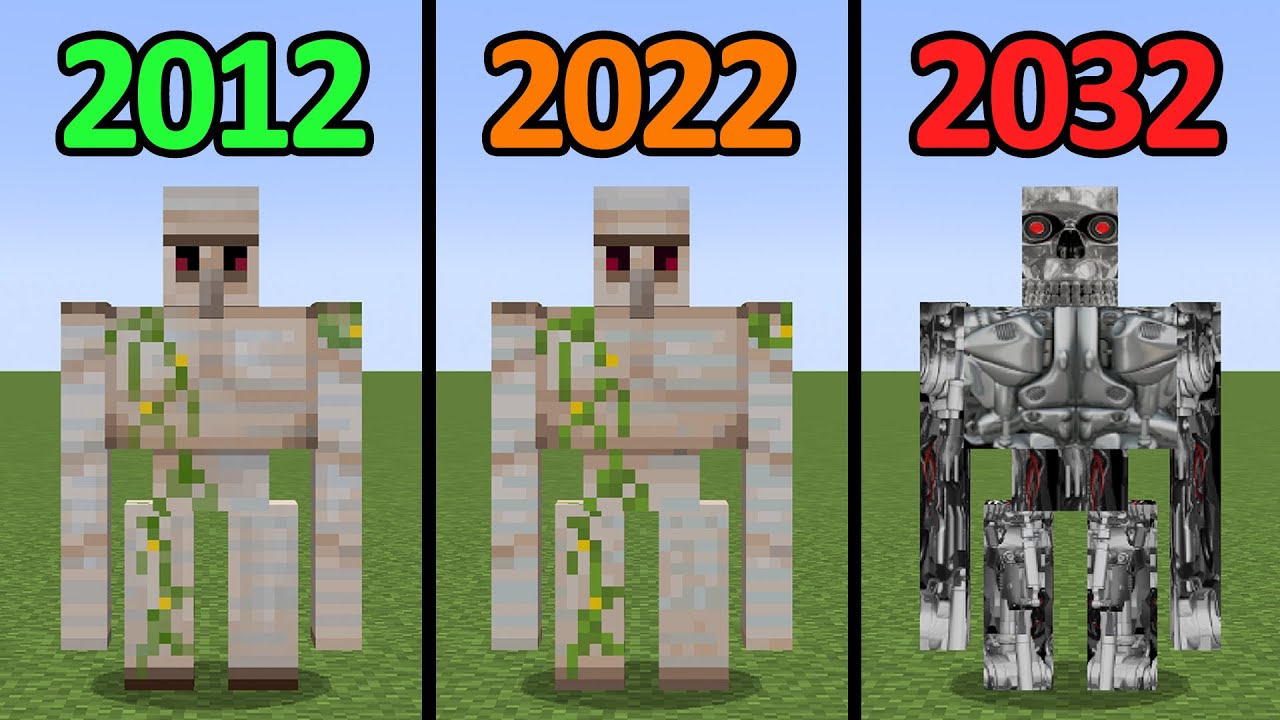 minecraft in 2012 vs 2022 vs 2032 - YouTube