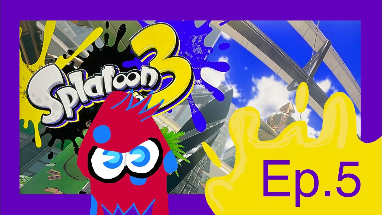 Let’s play Splatoon 3 episode 5 - I played with motion control for the ...