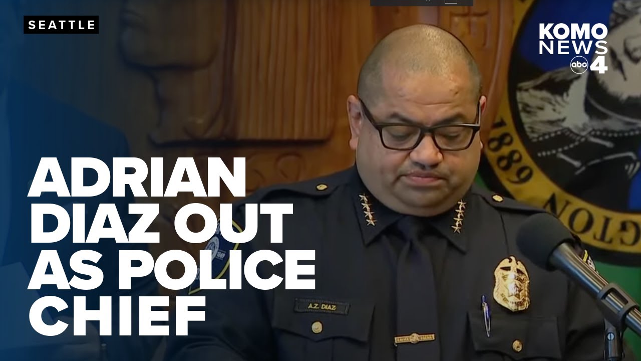 WATCH: Adrian Diaz out as Seattle Police Department chief - YouTube