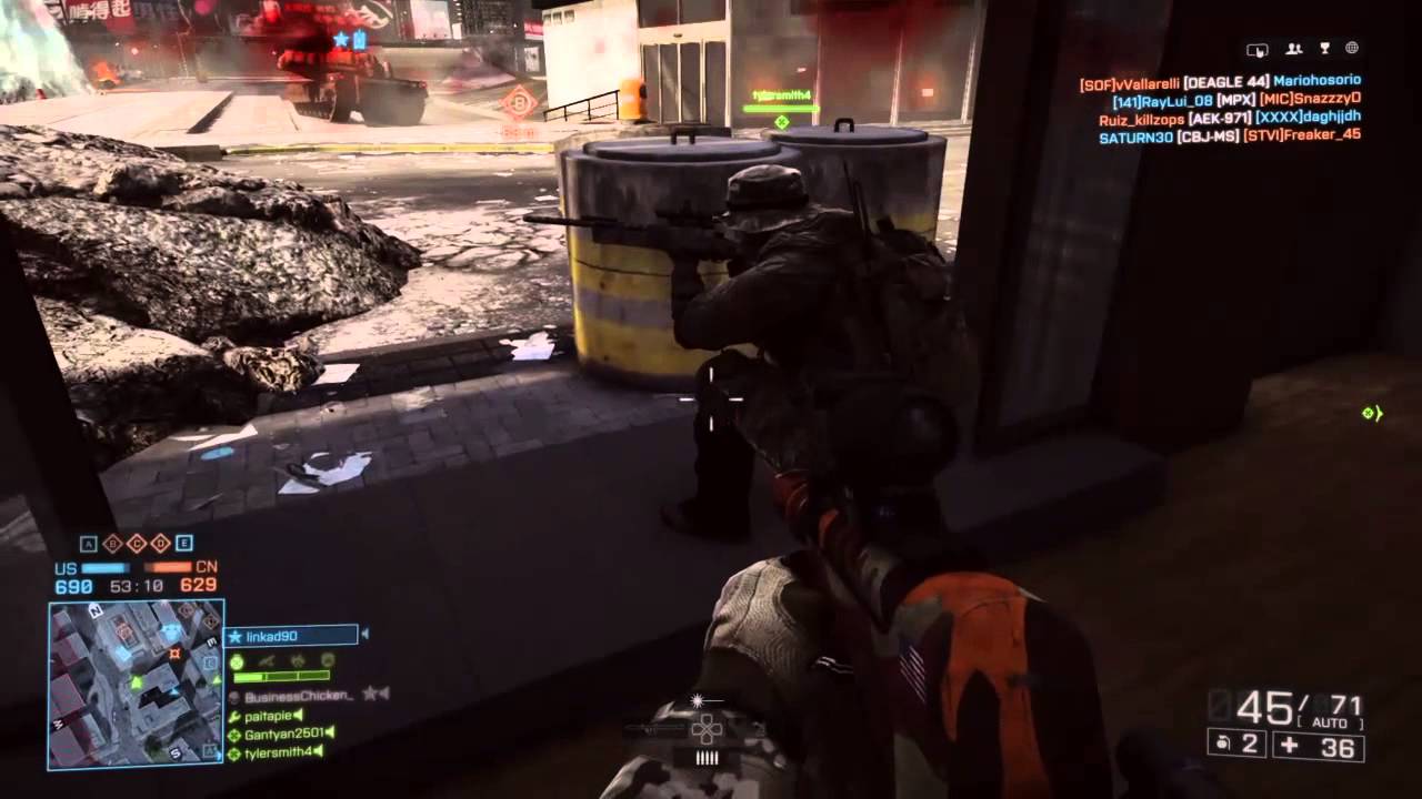 Battlefield 4 sliding soldier - YouTube