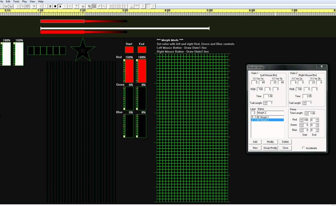 SuperStar Sequence Editor - Advanced SuperText (for Cosmic Color Ribbons) - YouTube