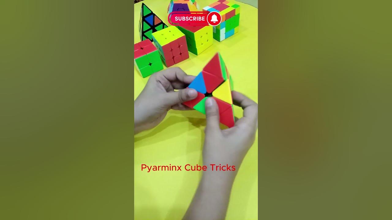 pyarminx cube | Cube pyraminx pattern #shorts #puzzle - YouTube