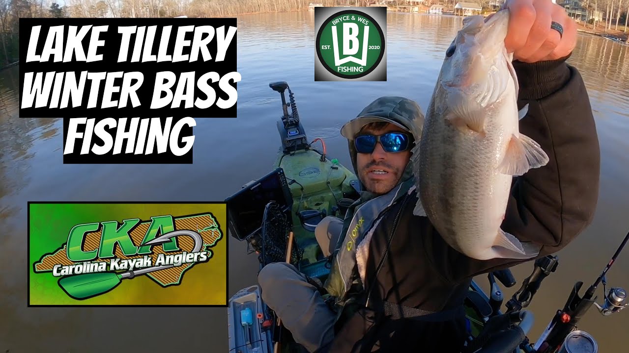 LAKE TILLERY NC - Winter Bass Fishing - YouTube