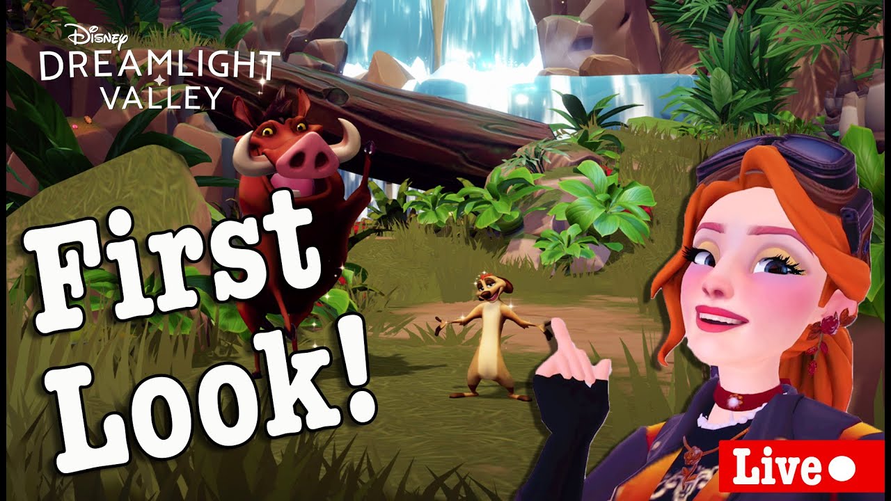 First Look! Disney Dreamlight Valley - Timon & Pumbaa - YouTube