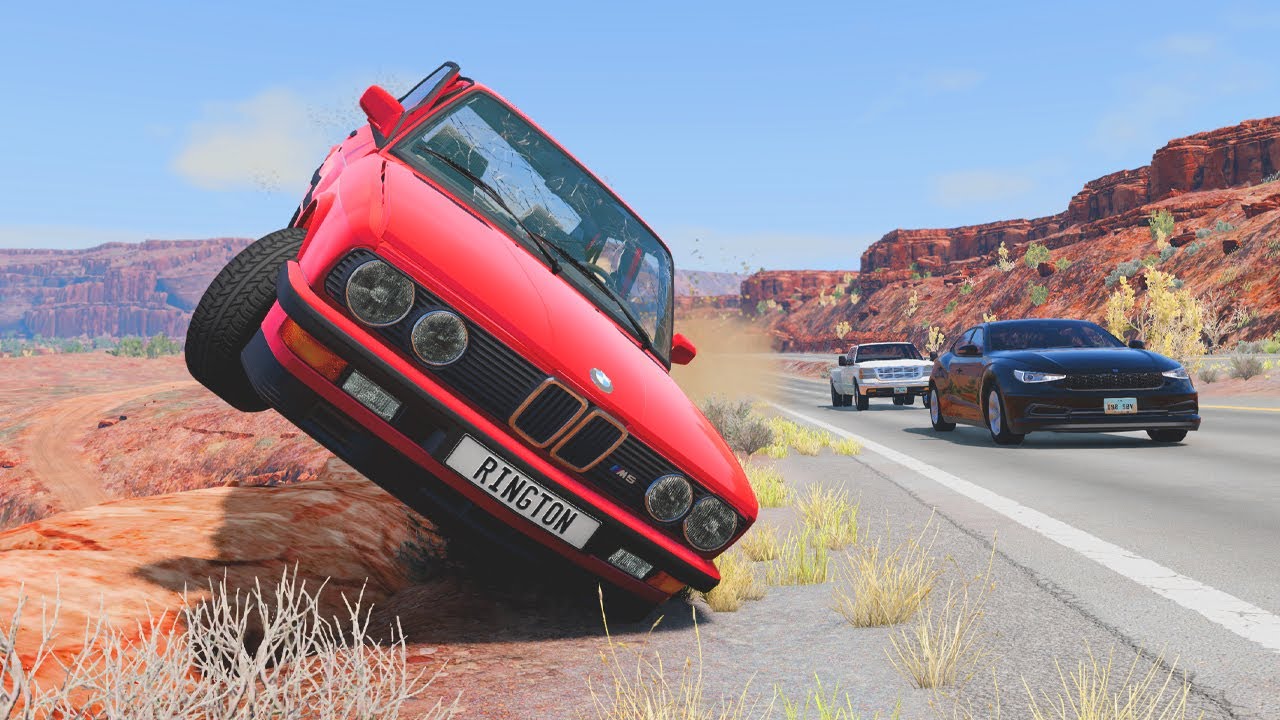 High Speed Traffic Car Crashes #3 - BeamNG Drive - YouTube