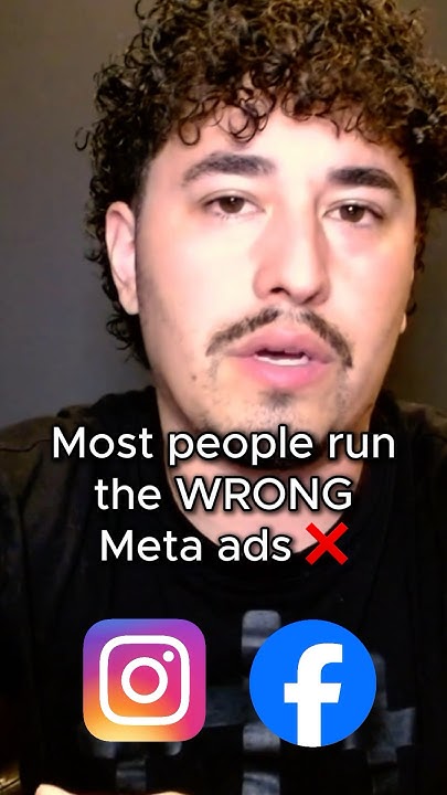 STOP Running the Wrong Meta Ads – Do This Instead - YouTube