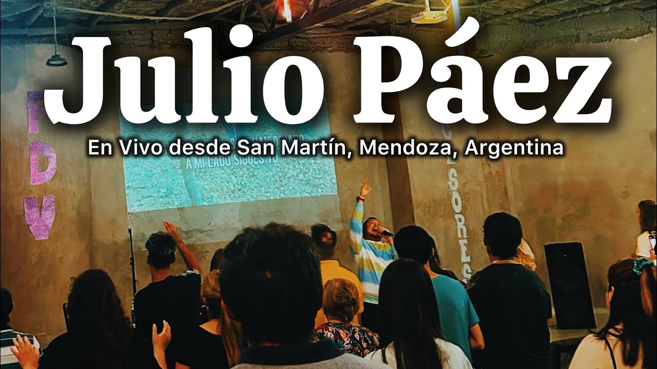 Julio Páez cantando “Melodía Celestial” en vivo desde San Martín ...