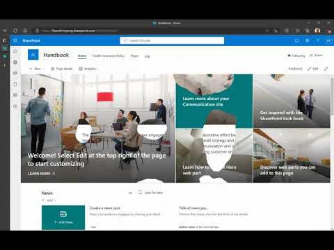 Pages Organizer - SharePoint web part - YouTube