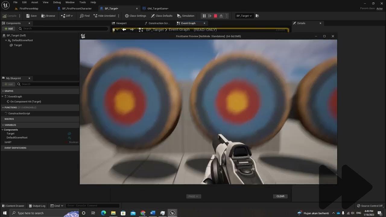 Membuat Game FPS menggunakan Unreal ENgine 5 - YouTube