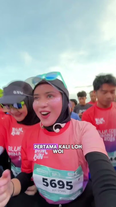 PERTAMA KALI LARI 5 KM DAPAT MEDALI - YouTube