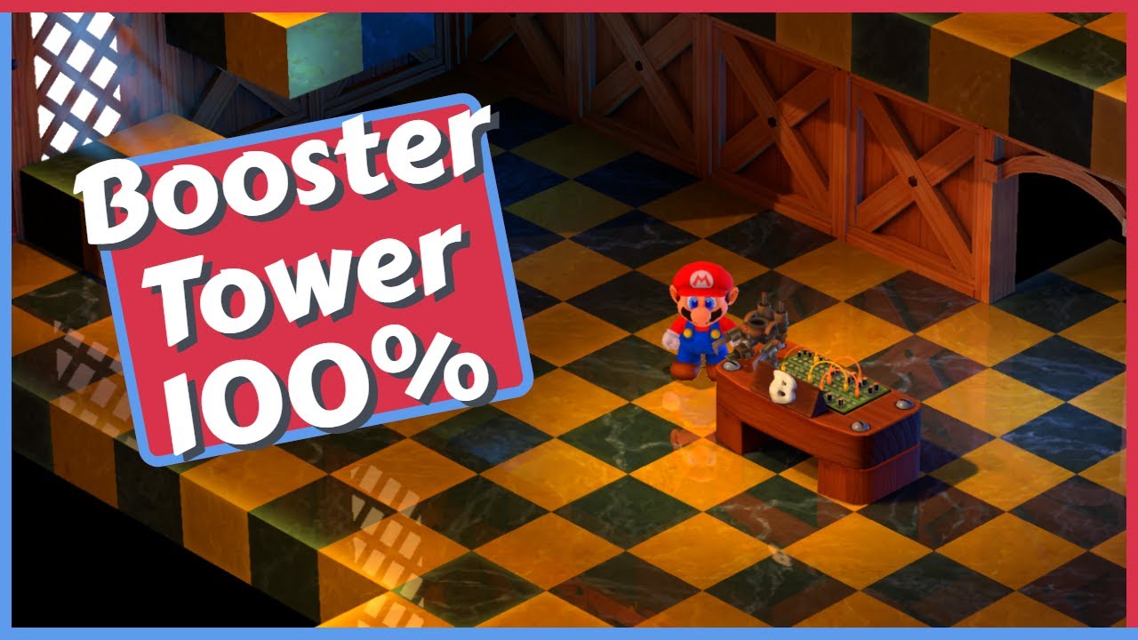 Booster Tower 100% Walkthrough in Super Mario RPG Remake - YouTube