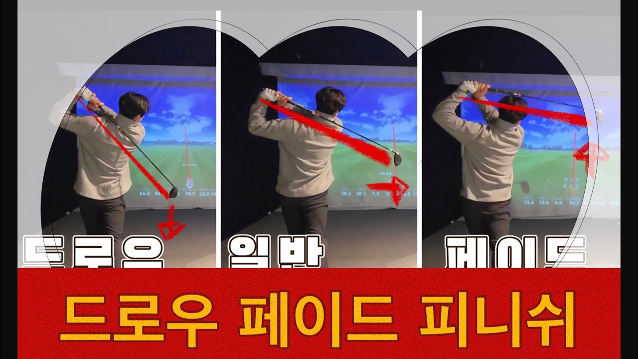 드로우와 페이드 차이만들기kpga정연진프로 Youtube