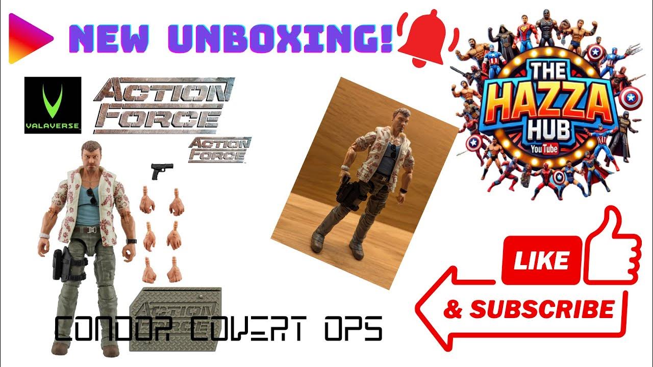 Action Force Valaverse - Condor Covert Ops Unboxing Video and Artic Gear Pack - YouTube
