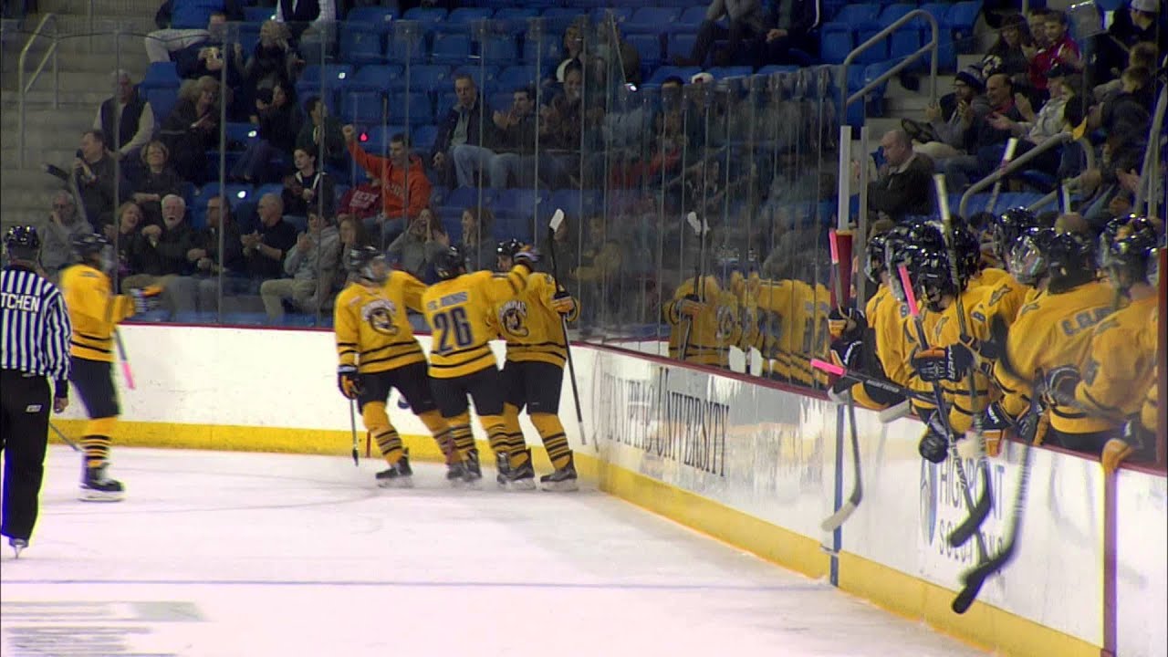 QU Men's Ice Hockey's Devon Toews Goal vs. Maine (10/20/2015) - YouTube