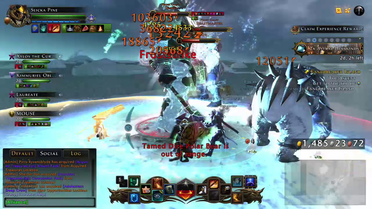 Neverwinter WR Runspeed Tank run up cliffside - YouTube